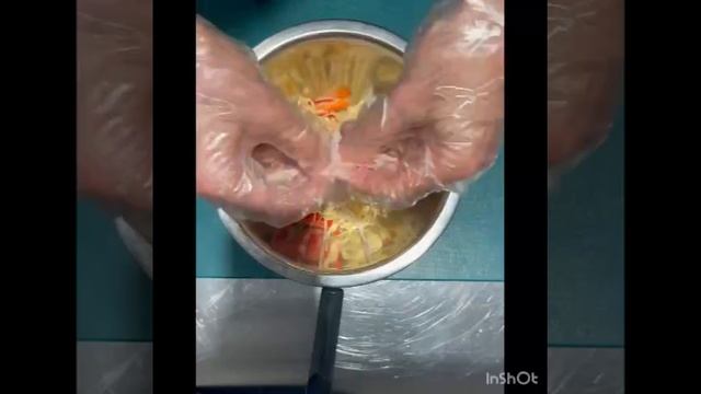 Салат с крабом