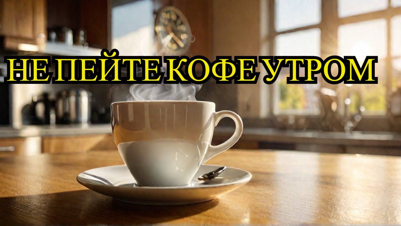 Ученые объяснили, почему кофе не стоит пить раньше 9:30 утра!