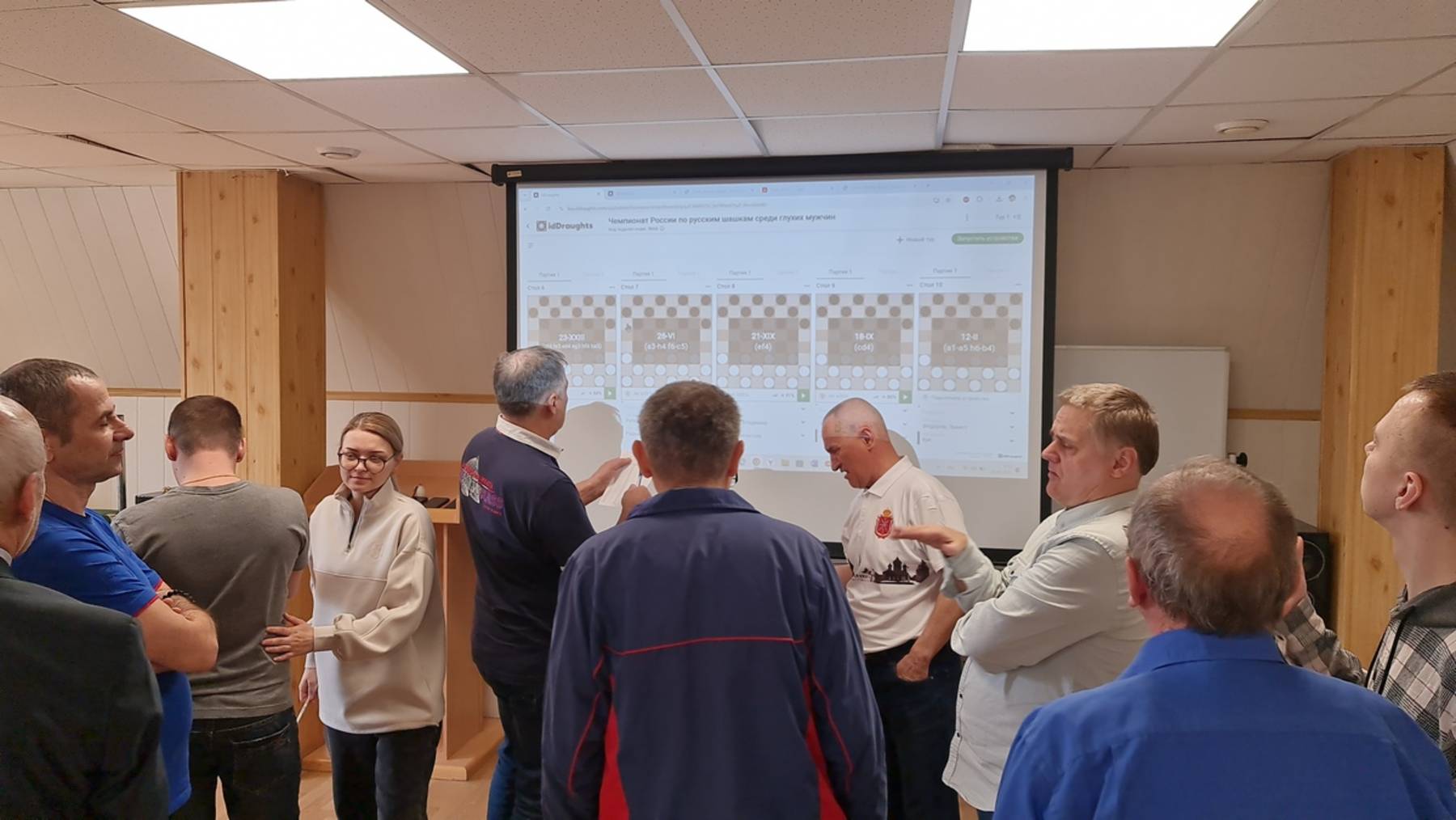 2025. Zelenograd. Draughts Deaf Russia Ch. (Men&Women). Video 2 - Draughts-64 Round 1