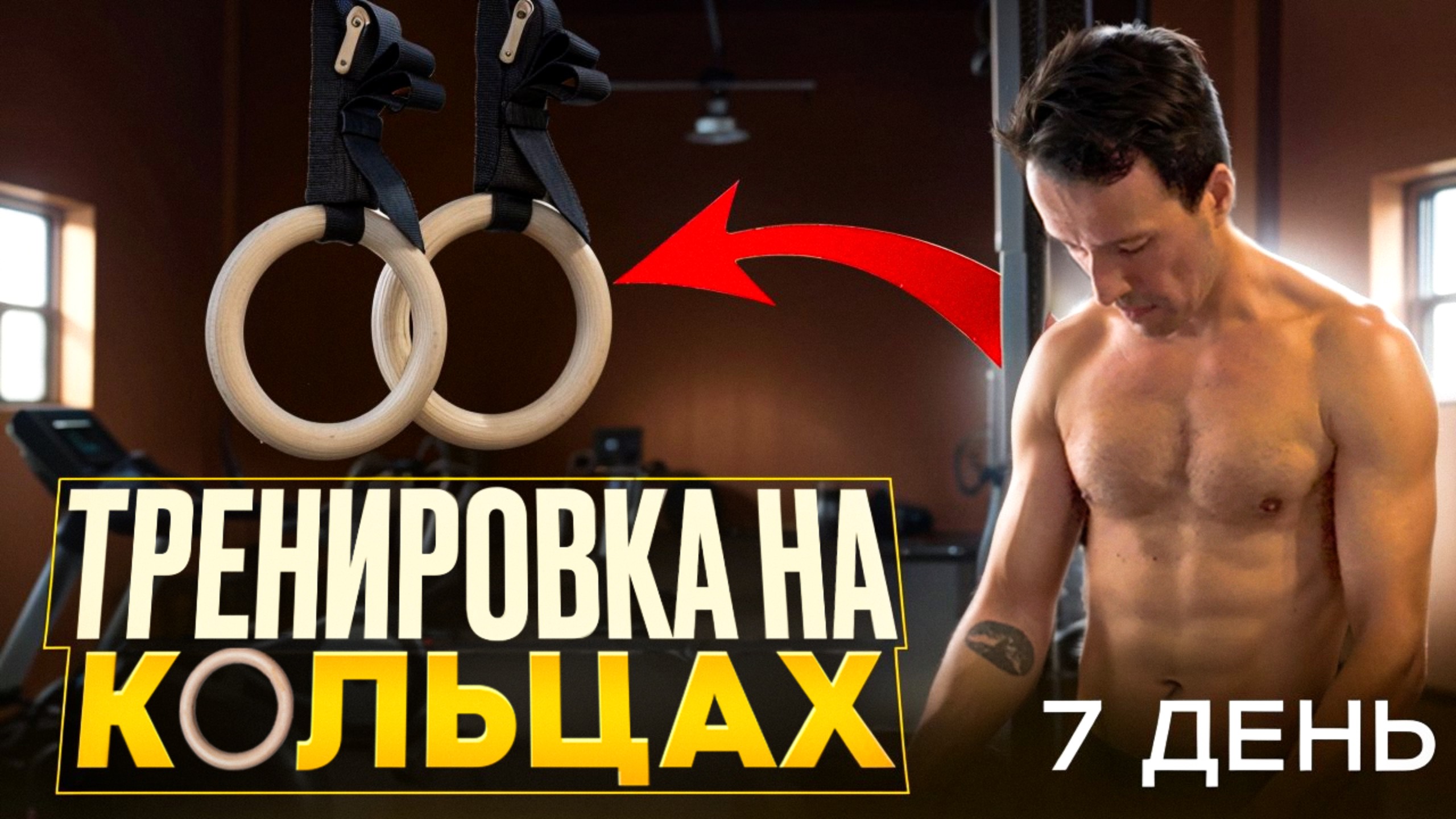 Тренировка на кольцах. 7 день.