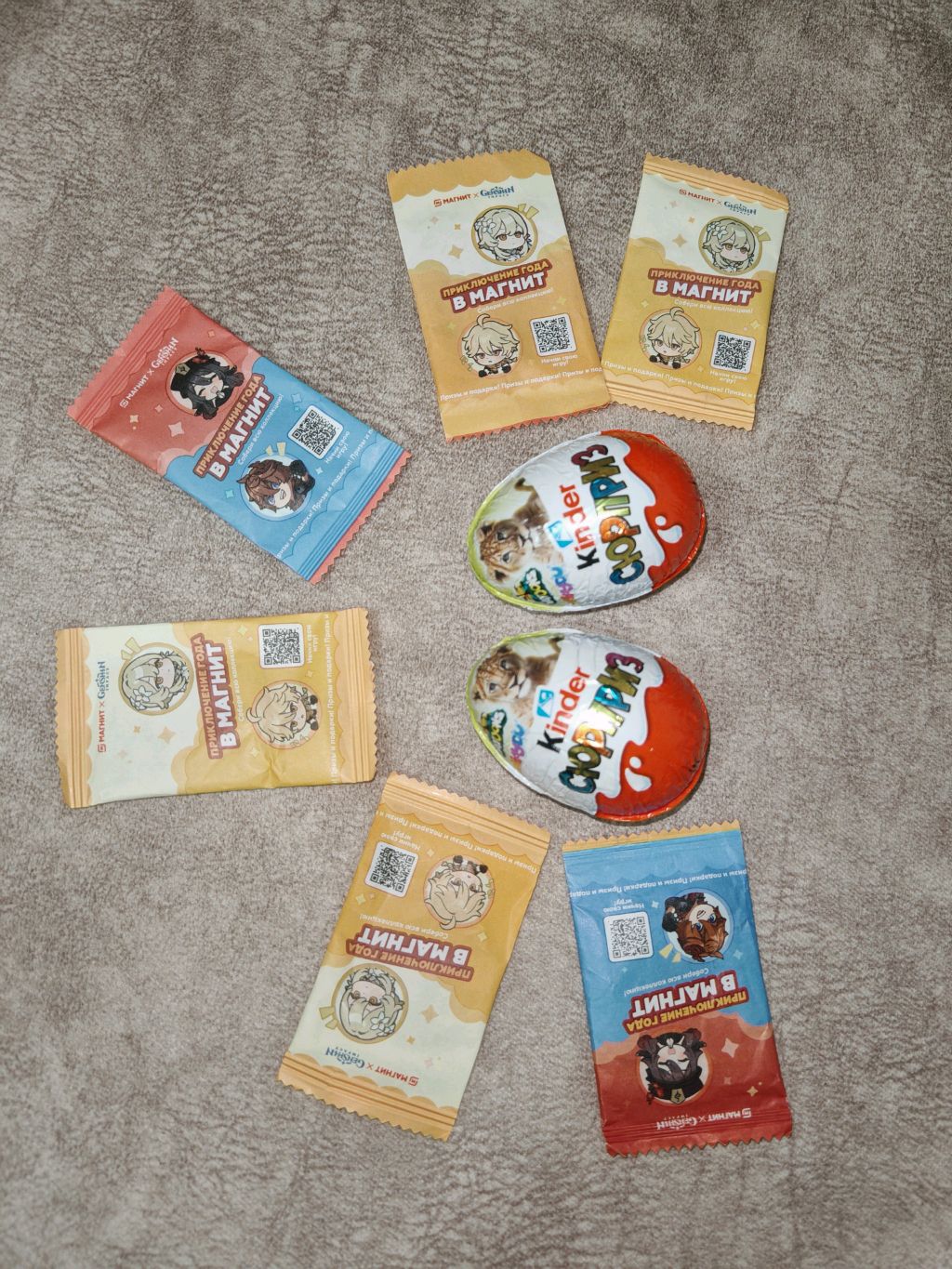 🤩🫣 Открываем киндер яйца и персонажей из магазина магнит в прямом эфире 🙀