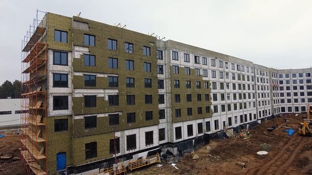 ЖК «Аникеевский» — съёмка с воздуха март 2025