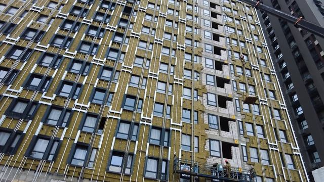 ЖК «Тринити» — съёмка с воздуха март 2025