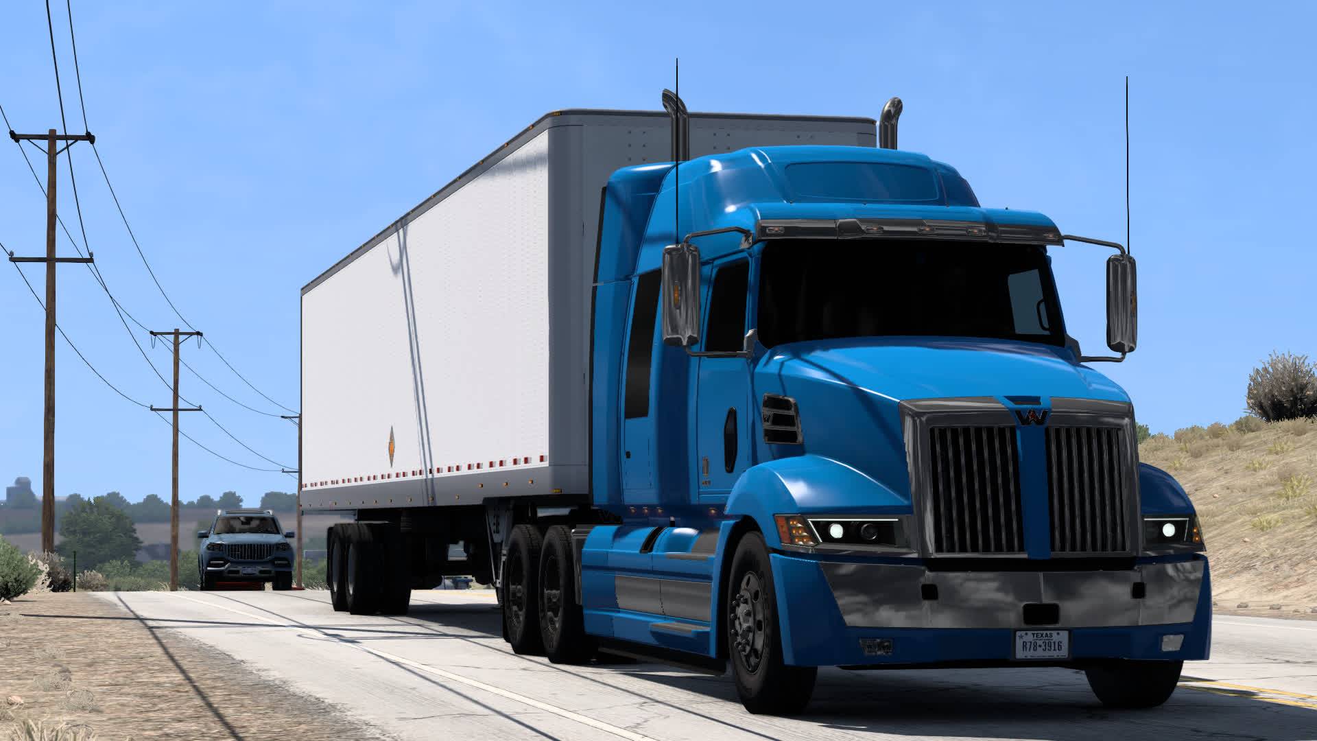 268 / ATS 1.54 / Western Star 5700 / динамит в Неваду.