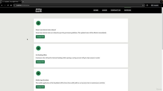 017 Understanding about UI part of the EazyBank application