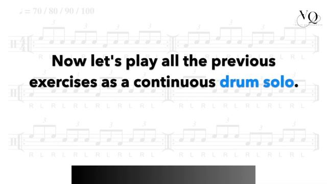 #drums | Triplets Drum Solo & Fills | Play-Along Exercises for Beginners Drummers | #Lesson 13
