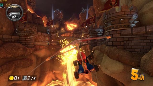 [WiiU] Mario Kart 8 - Nintendo Wii U (Cemu) (2014) 1. Mario Kart 8 - Особый кубок #4