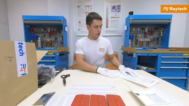 Распаковка кабельной арматуры ООО Райтек POLT-12D/3XI-H4-L12B-RU