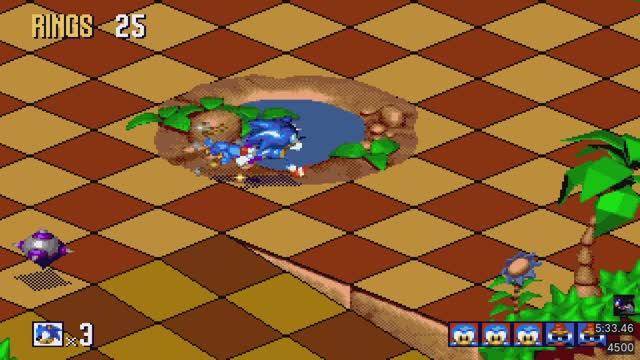 SEGA Sonic 3D Blast Прохождение - Act 1