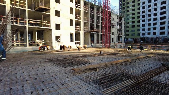 ЖК «Бригантина» — съёмка с воздуха март 2025