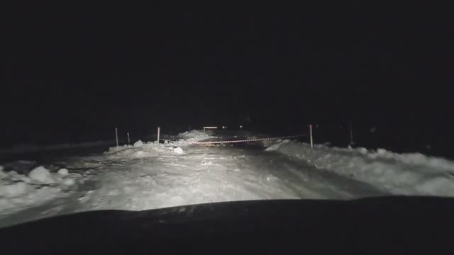 Ледовая переправа Мостовая-Насадка, февраль 2025