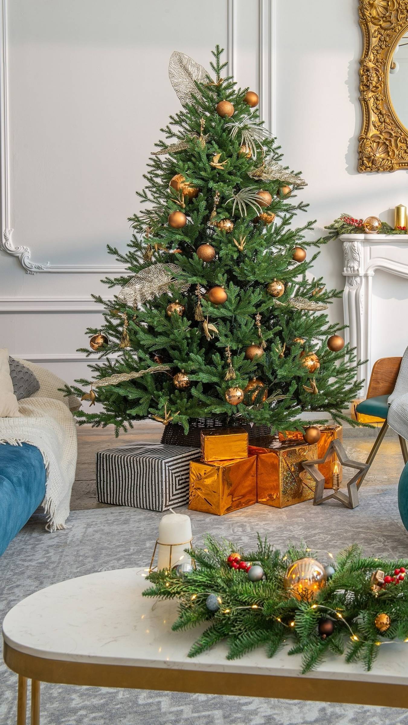 Искусственная елка Имперская 180-210-240 см., Литая хвоя+ПВХ, ЕлкиТорг