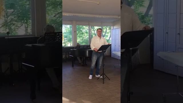 Ария Собакина из оперы "Царская невеста", репетиция.  Исполняет Олег Усенко-Золотос.