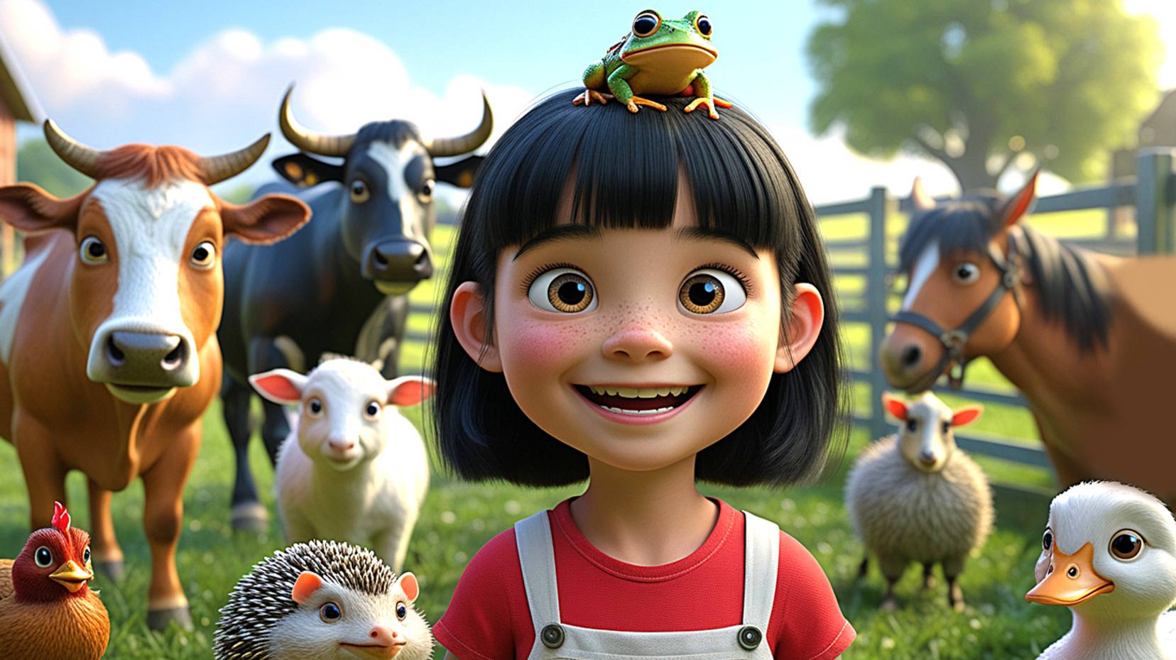 🐮🐷 Как Говорят Животные 🐄🐴 Весёлая Песенка для Малышей – Учим Звуки Зверей и Птиц