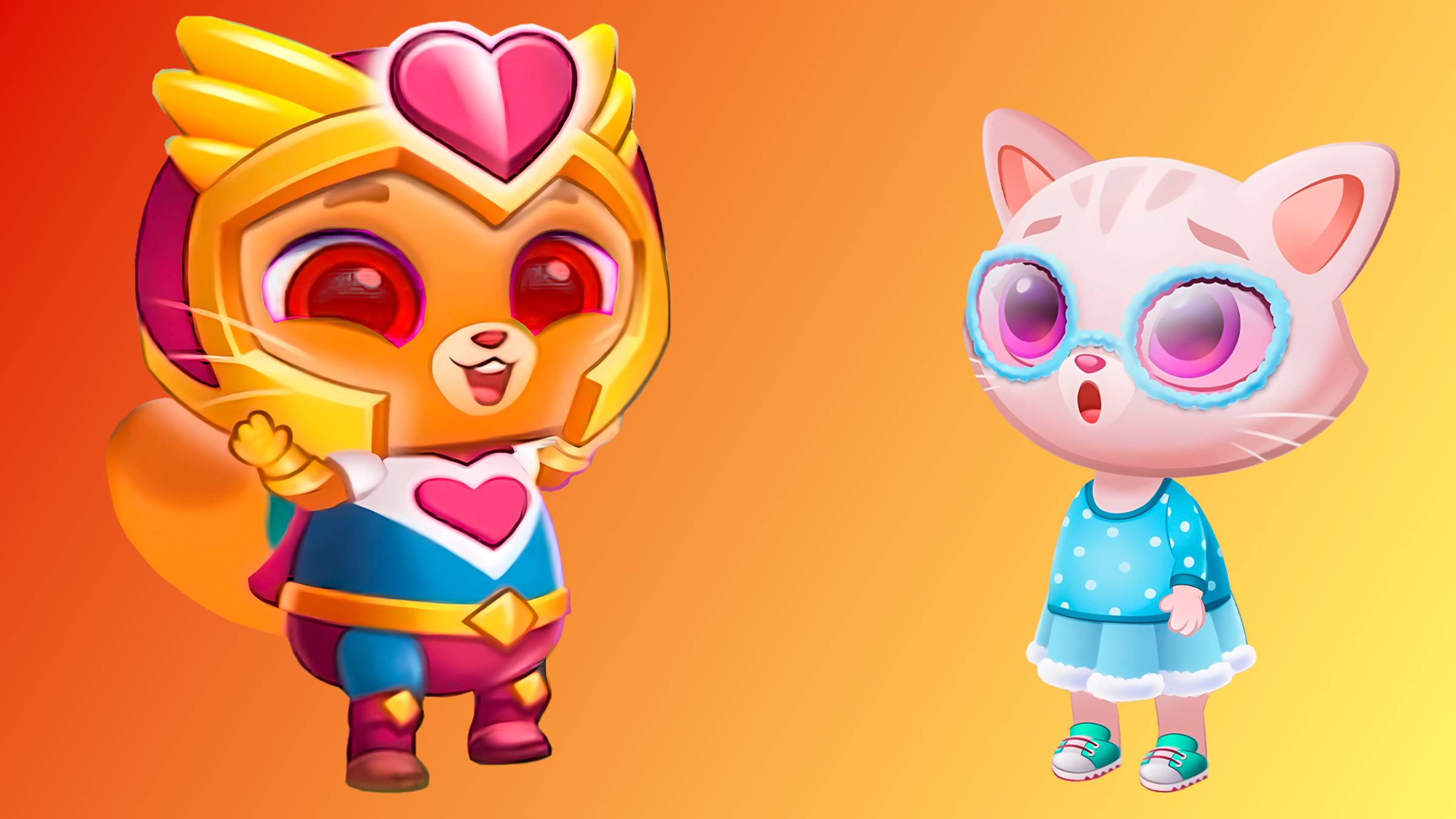 Суровый КОТИК БУБУ и МИМИ #8. Монстр конфетной страны. Игра Bubbu & Mimmi World на Игрули TV