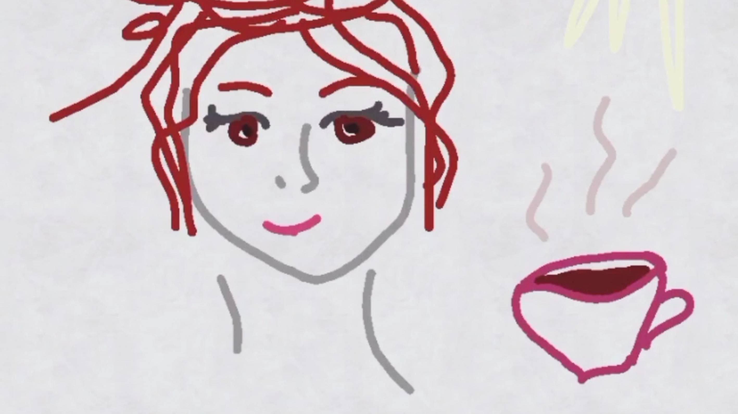 Доброе утро! Привет. Девушка красиво читает стихи под музыку