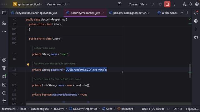 006 Securing Spring Boot basic app using Spring Security & static credentials