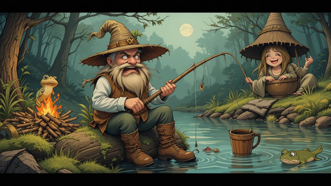 Кощей на рыбалке