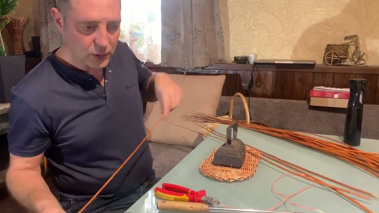 Плетение корзины. 2 ЧАСТЬ (Стенки корзины)