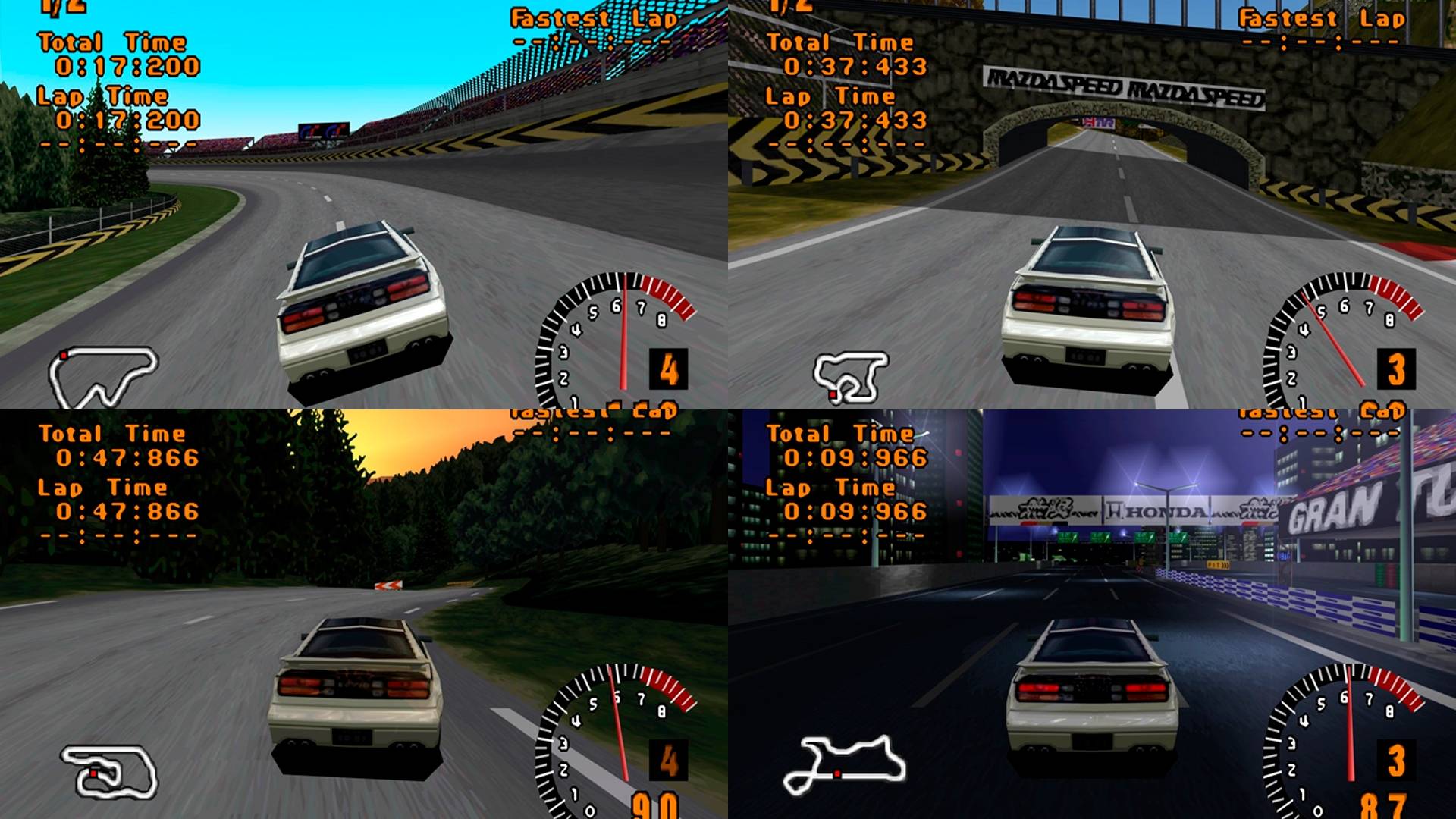 Gran Turismo (PS1) - Все Гоночные Трассы