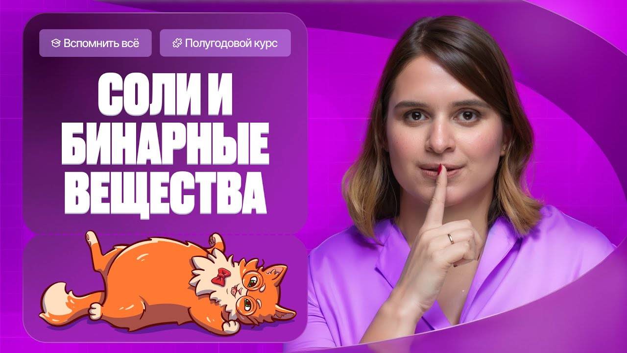 Соли. Свойства, получение и гидролиз | Полугодовой курс по химии | Степенин и Дацук