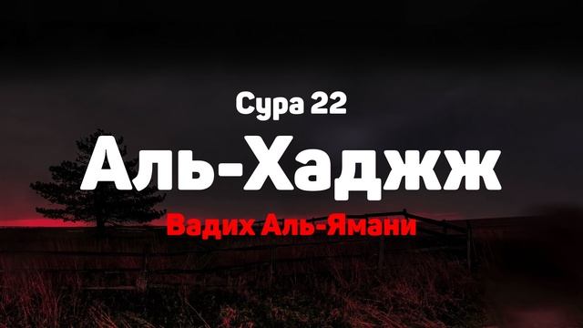Сура 22 Аль-Хаджж - Вадих Аль-Ямани