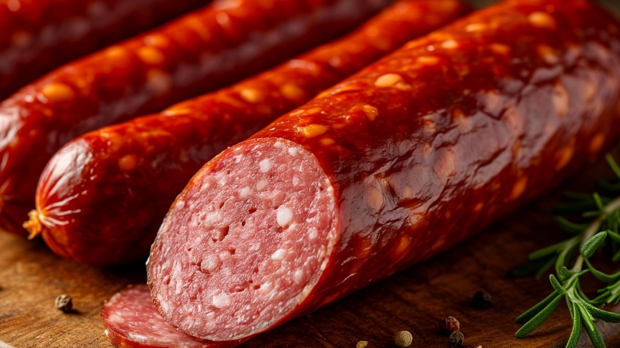 Как сделать Беларускую сыровяленную колбасу Дедушкин гостинец (видео рецепт).