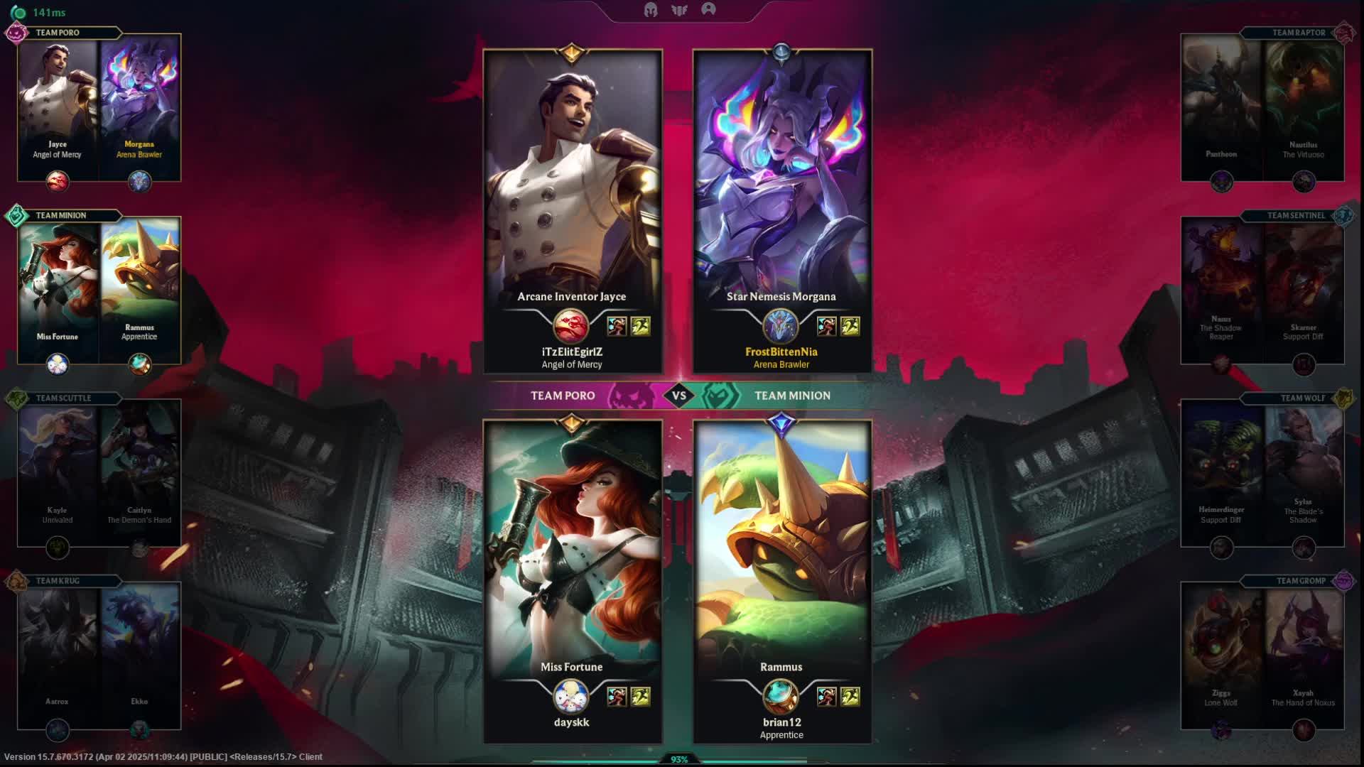 ⚔️ LoL ARENA – ИГРАЮ С ЖЕНОЙ! Morgana + Jayce = УГАР | ENGLISH STREAM