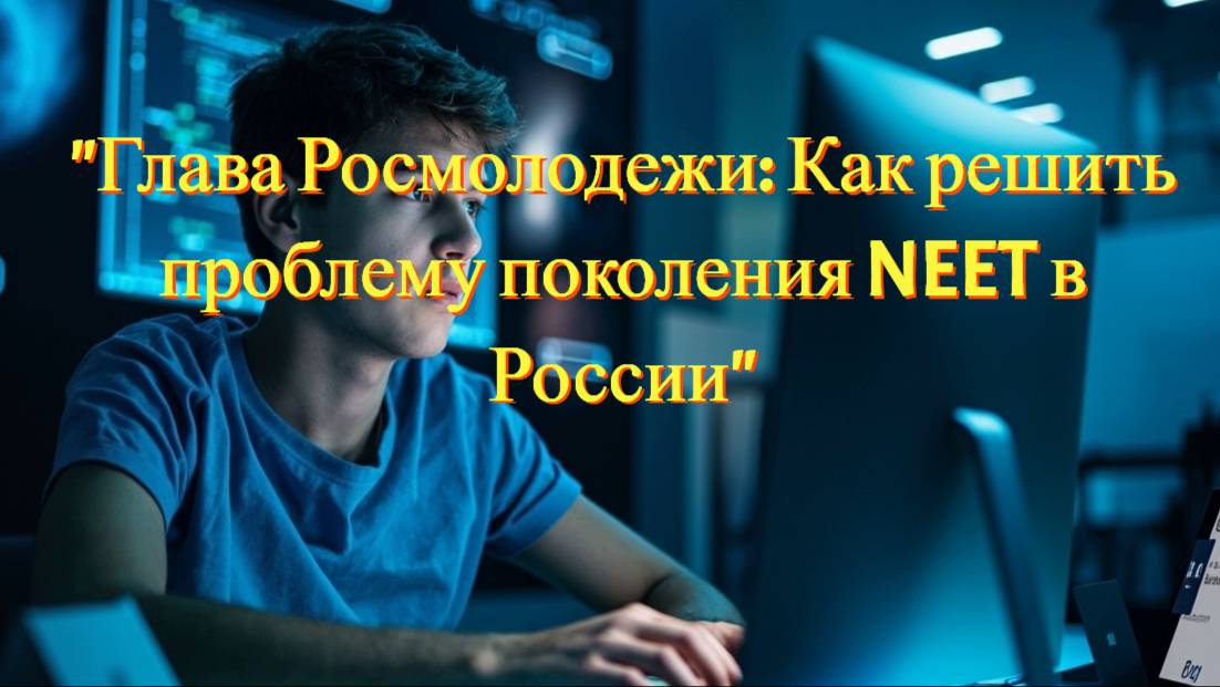 "Глава Росмолодежи: Как решить проблему поколения NEET в России"