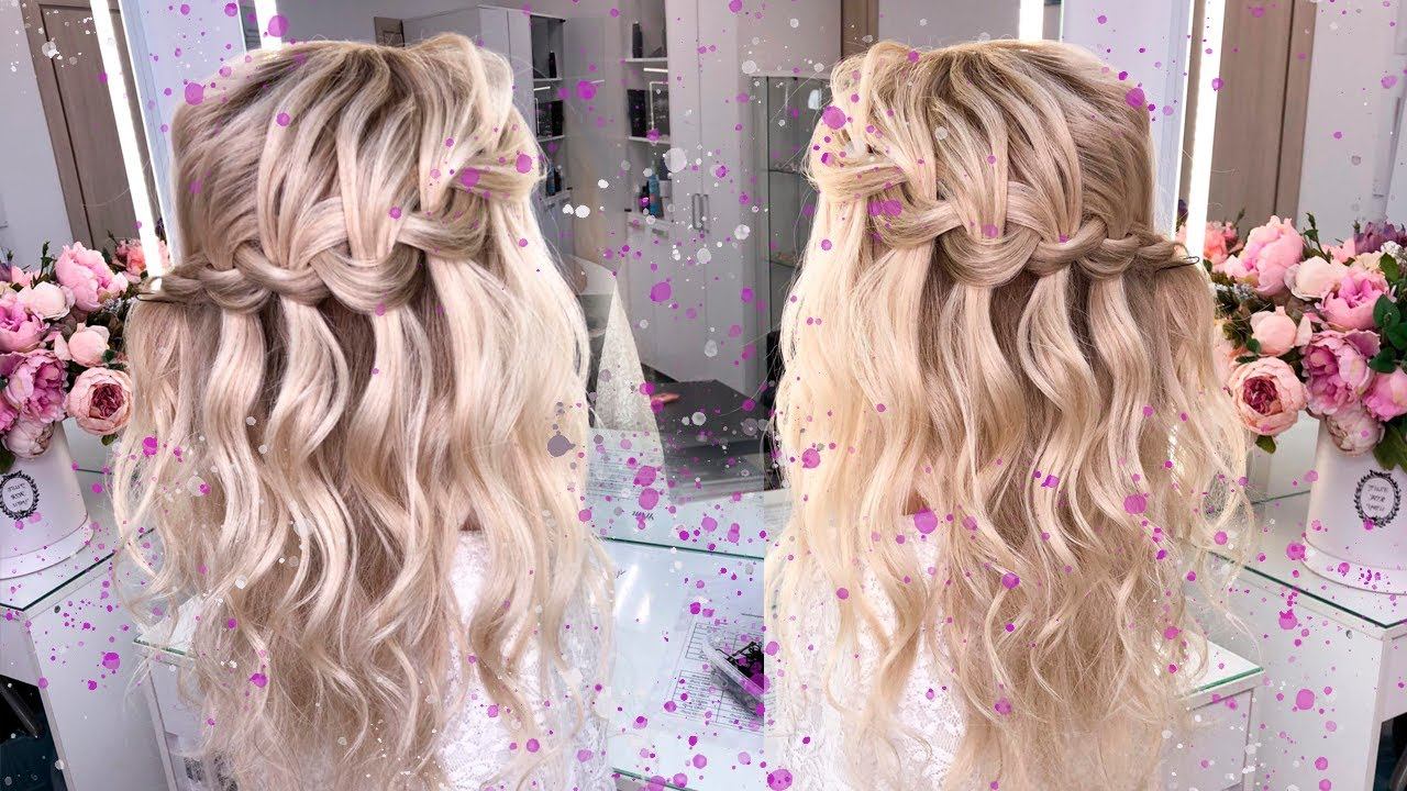 Лёгкая и Красивая Коса-Водопад | Пошаговый Урок