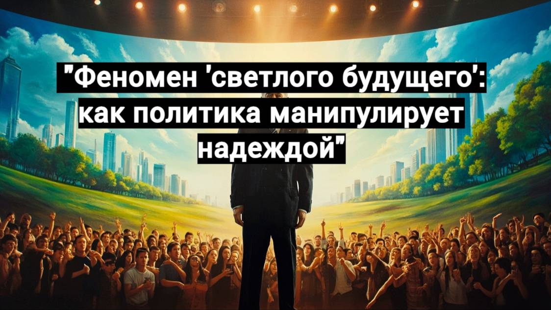 "Феномен 'светлого будущего': как политика манипулирует надеждой"