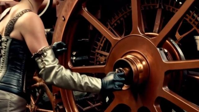 Steampunk 2250. Steampunk world.