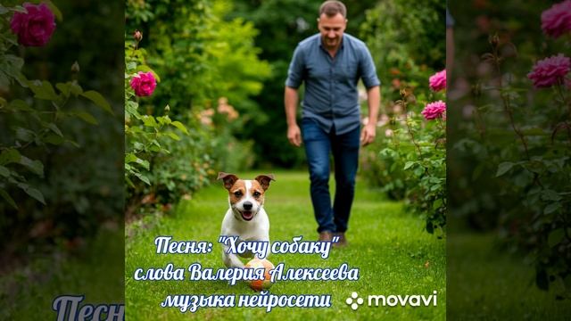 Песня: "Хочу собаку", слова Валерия Алексеева, музыка нейросети Suno ai.