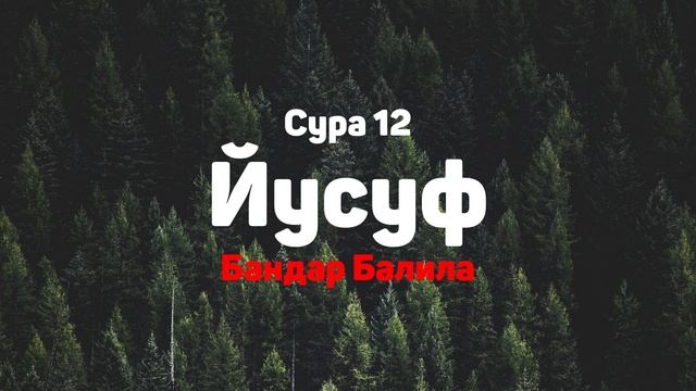 Сура 12 Йусуф - Бандар Балила