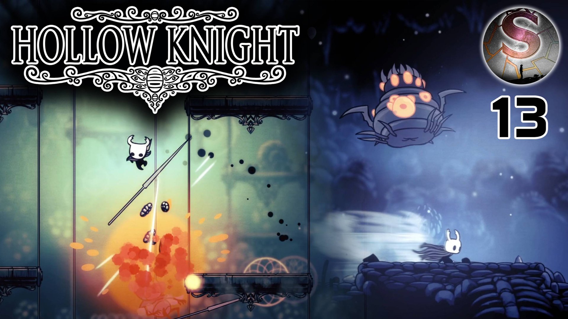 013 - Hollow Knight - Босс Задумчивый чревень - Забытое перепутье - Прохождение