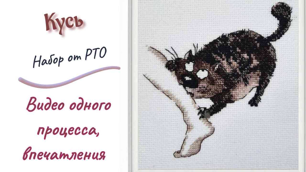 Вышивка от старта до финиша - набор Кусь от РТО