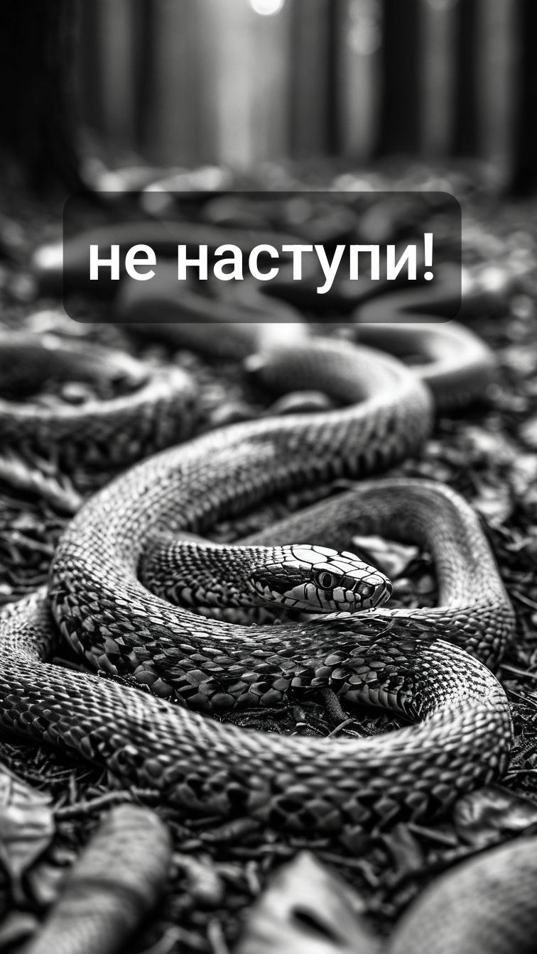 Очень много гадюк и других змей. Этой весной в лесу. Осторожно!