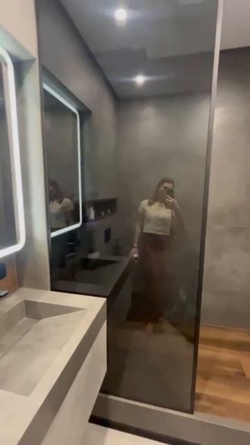 Душевая перегородка «Симфония Лайт», толщиной 8 мм, цвет - grey, профиль с уплотнителем