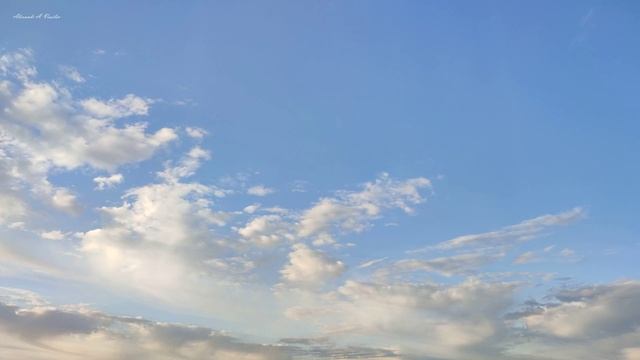 Утреннее весеннее небо | Таймлапс