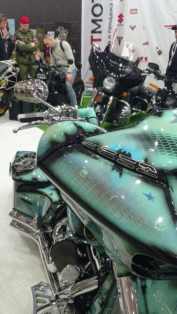 Мотоцикл Харли-Дэвидсон для меломанов в необычном обвесе #мотовесна2025