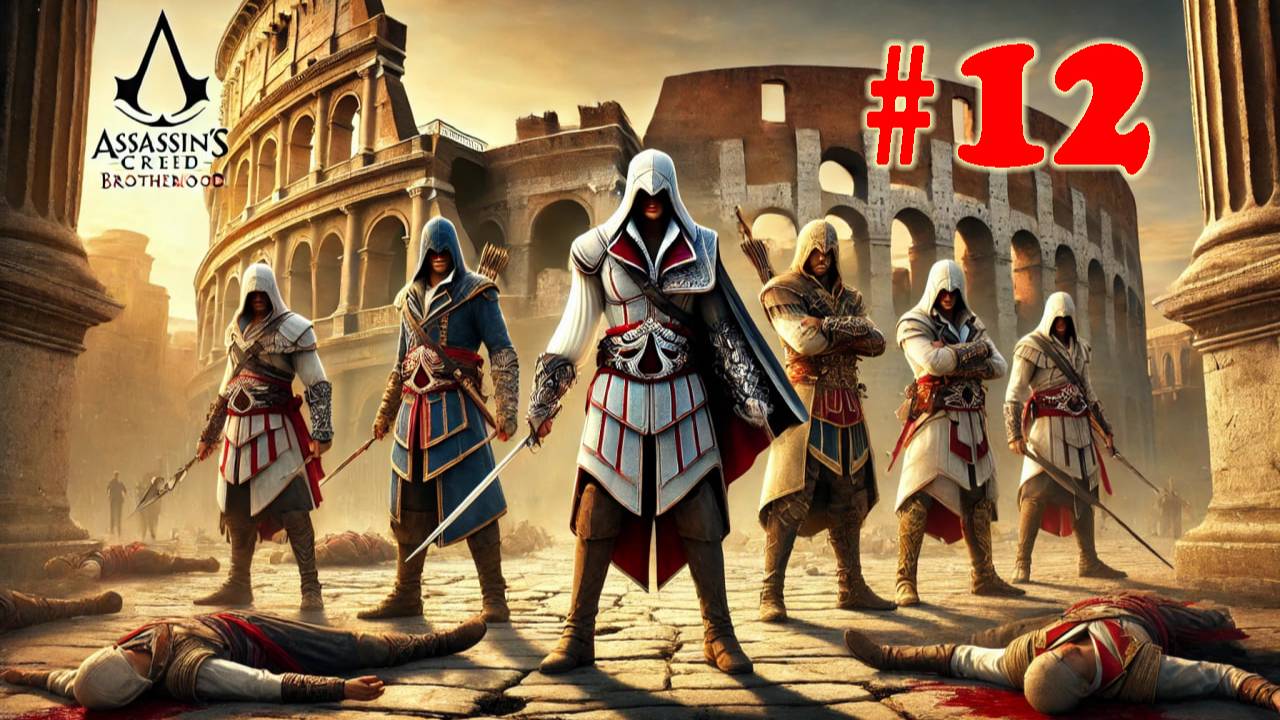 Assassin's Creed Brotherhood ➤ прохождение №12 | Свиток Ромулы №-5 | Летающая Машина Давинчи |