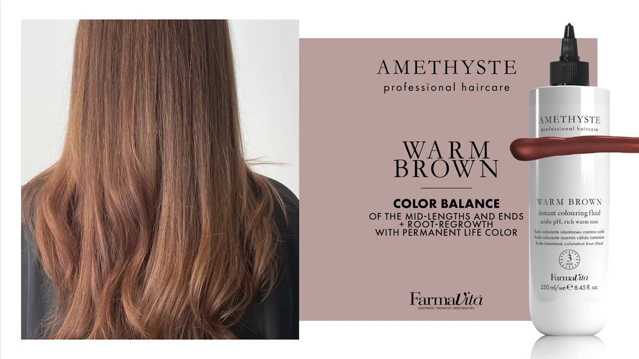 НОВИНКИ от FARMAVITA WARM BROWN-INSTANT COLOURING FLUID Теплый шоколад флюид гель