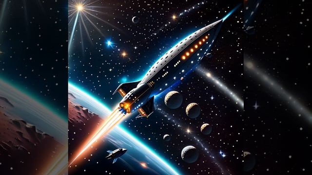 Корабль в космосе