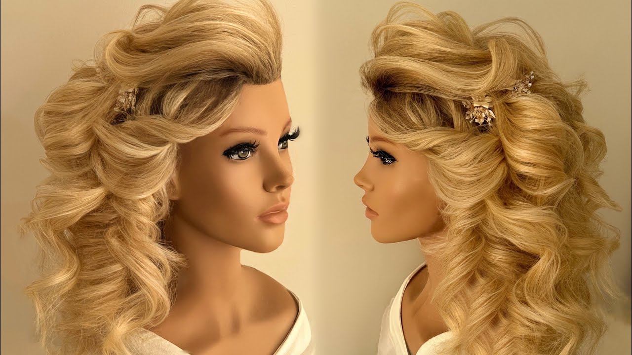 Объёмные локоны утюжком | Секреты идеального прикорневого объёма 💫