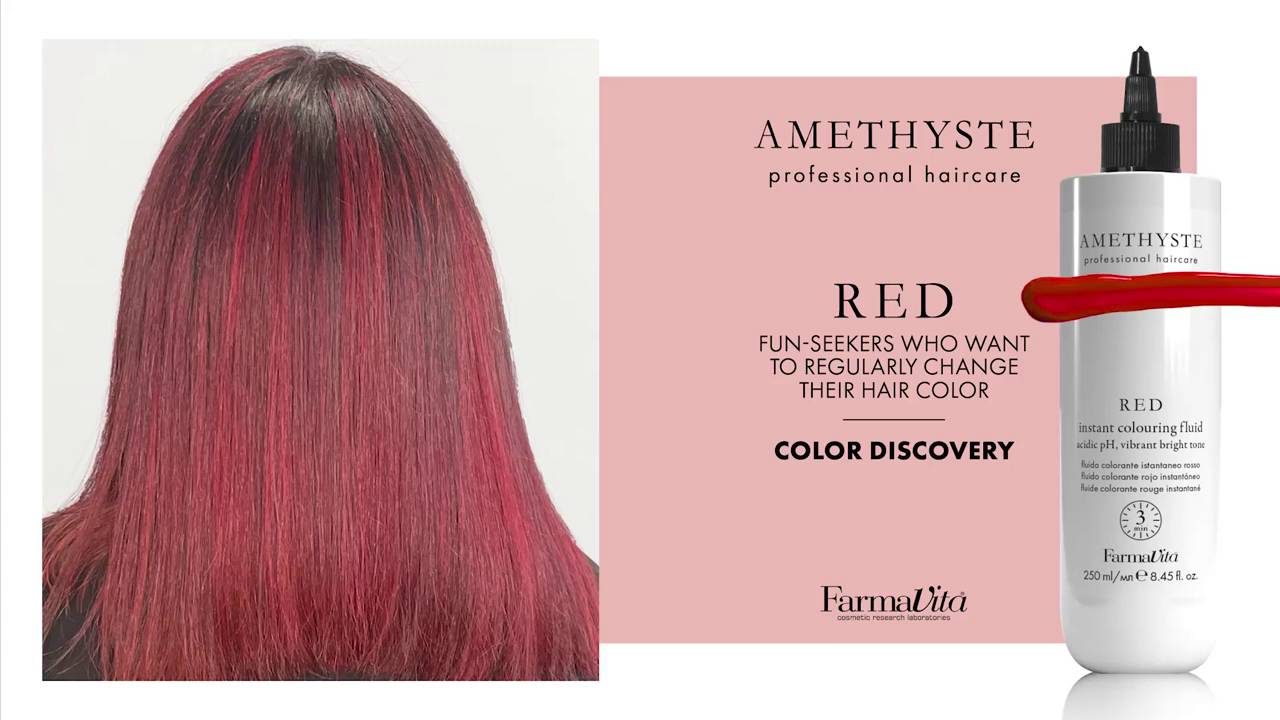 НОВИНКИ от FARMAVITA RED-INSTANT COLOURING FLUID