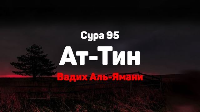 Сура 95 Ат-Тин - Вадих Аль-Ямани