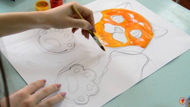 КРАСНАЯ ПАНДА. РИСУНОК С ЭЛЕМЕНТАМИ АППЛИКАЦИИ | УРОКИ РИСОВАНИЯ. АППЛИКАЦИЯ СВОИМИ РУКАМИ | РОСПИСЬ