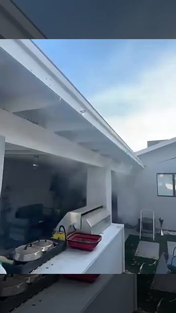 Создание тумана на дачах, летних террасах и кафе.