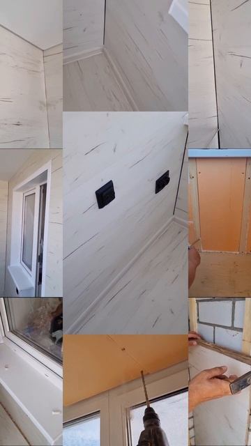 отделка балкона