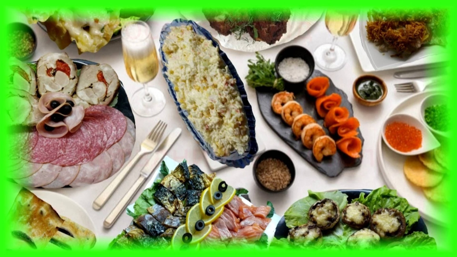 Восемь вкусных блюд на праздничный стол